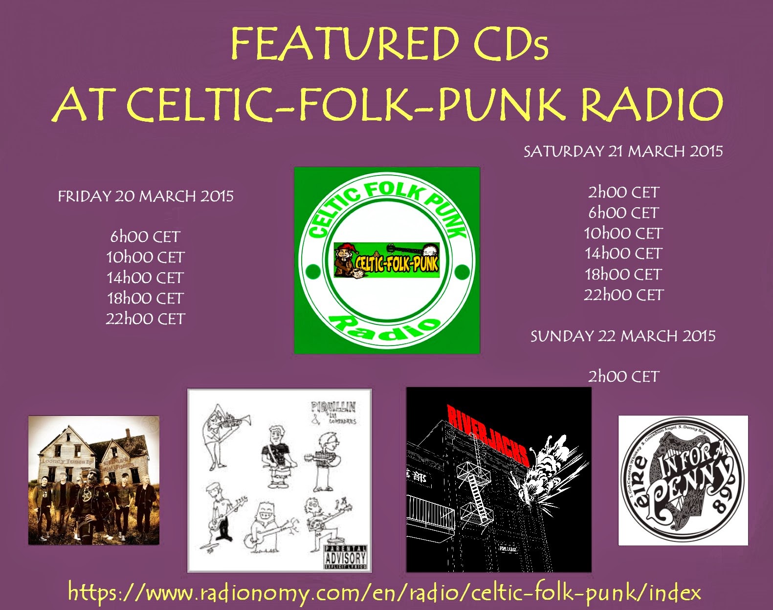 FEATURED ALBUMS AT CELTIC-FOLK-PUNK RADIO (20-21 MARCH 2015) ~ CELTIC ...