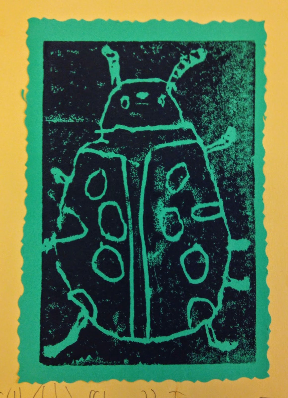 Into The Woods Road Art Studio: Printmaking with Insects!