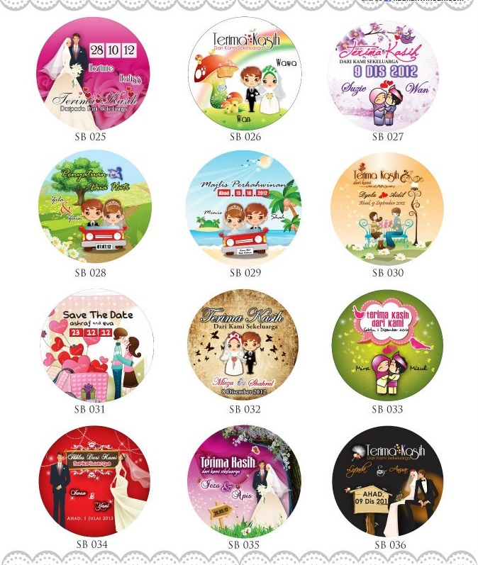 Door Gift For All Reason: STICKER DOORGIFT