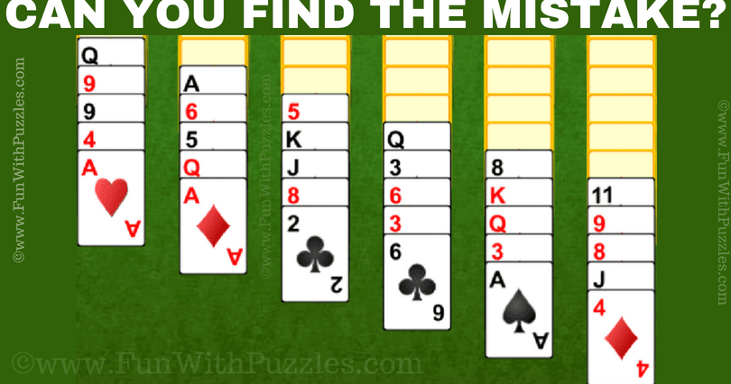 Can You Spot the Mistake: Challenging Picture Puzzle