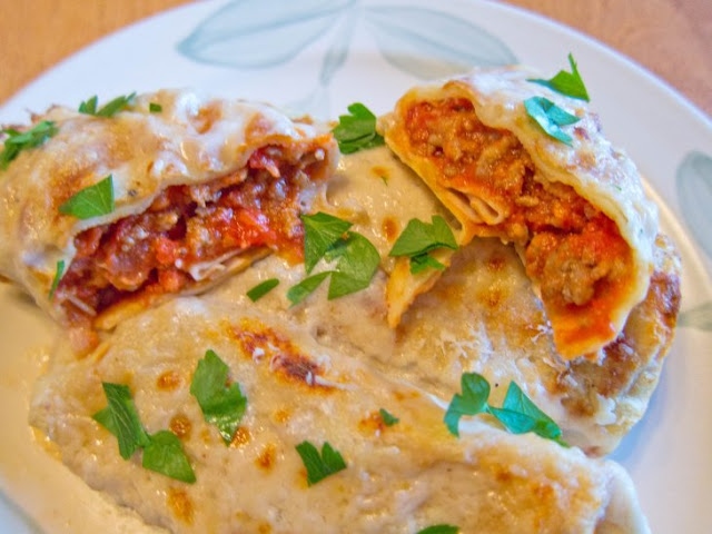 Food and Thrift: Crespelle con il Ragú=Italian Pancakes(Crepes) Filled ...
