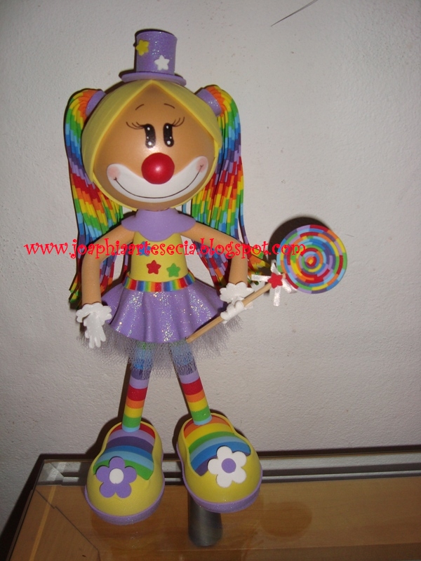 JOAPHIA ARTES E CIA: Palhacinha fashion...