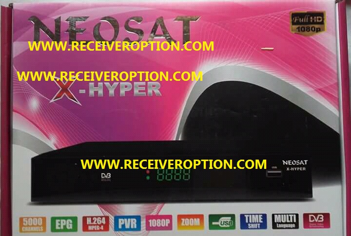 NEOSAT X-HYPER HD RECEIVER POWERVU KEY NEW SOFTWARE - How To Enter Biss ...