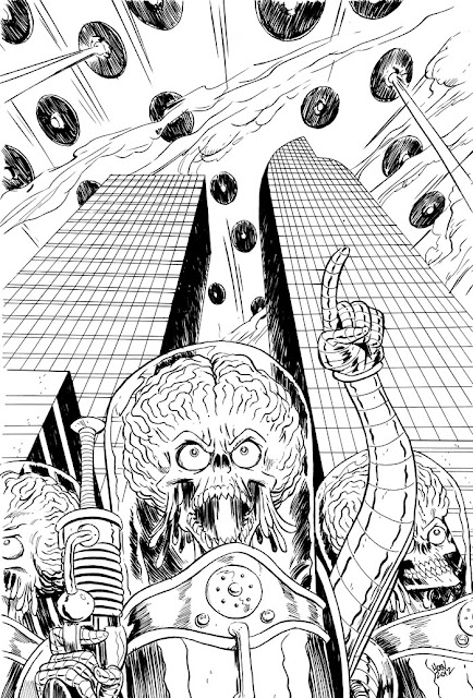 Timberline Draw Blog: MARS ATTACKS...wait, I did this drawing how long ago?