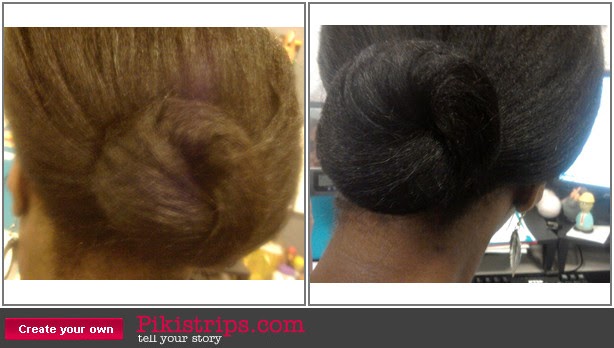 6FOOTLONGHAIR: Bun Comparison Pic