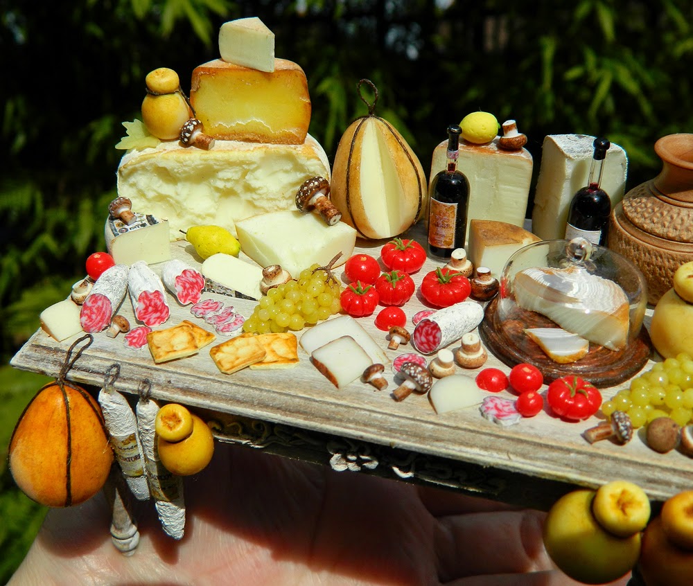 After Dark Miniatures: My New Gourmet Italian Displays