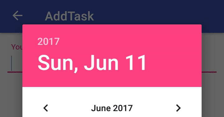 Android Material Date picker Dialog AndroidSketchpad