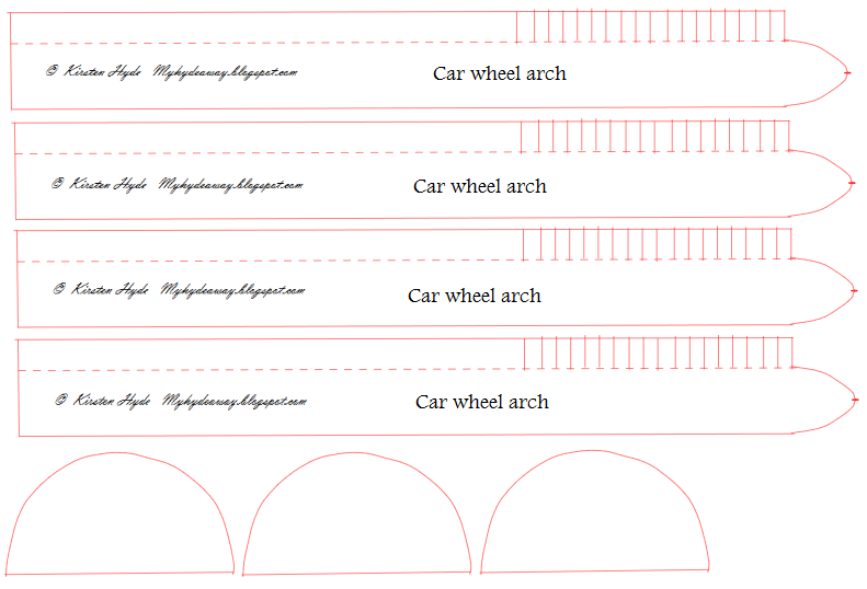 My Craft and Garden Tales: Template for a paper vintage car