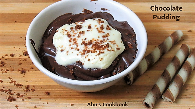 Microwave chocolate pudding in 2 minutes | Chocolate pudding recipe ...