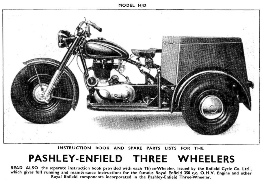 RoyalEnfields.com: Looking inside Pashley's Royal Enfield three wheelers