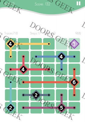Logic Traces 6x6 Level 13 ~ Doors Geek