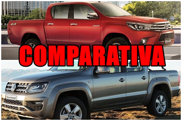 Comparativa: Toyota Hilux vs Volkswagen Amarok - Monkey Motor