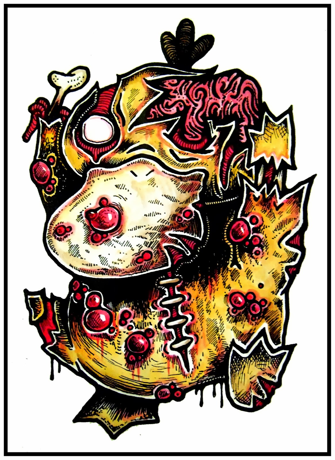 NEW ZOMBIE POKEMON | DARYL HOBSON ARTWORK