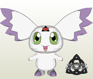 Lifesize Digimon Calumon Papercraft | Papercraft Paradise | PaperCrafts ...