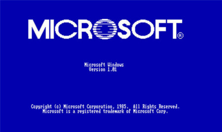 THE GRANDMA'S LOGBOOK ---: MICROSOFT 1.0 IS RELEASED: A NEW AGE WAS BORN