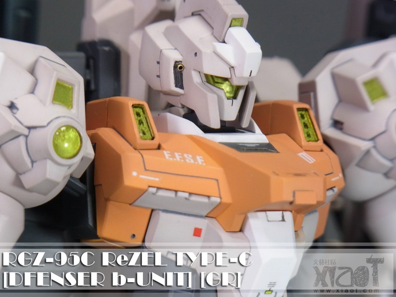 GUNDAM GUY: HGUC 1/144 RGZ-95C ReZEL [Commander Type] - Customized Build