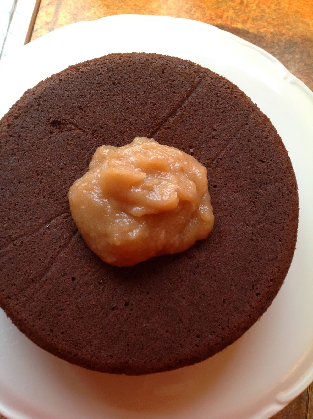 Babaduck: Chocolate, Pear and Mascarpone Cake