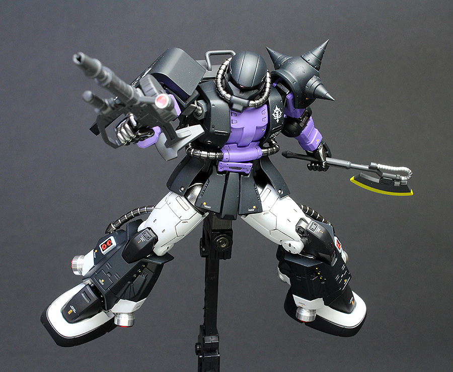 GUNDAM GUY: HG 1/144 Zaku II High Mobility Type Black Tri-Stars Use ...