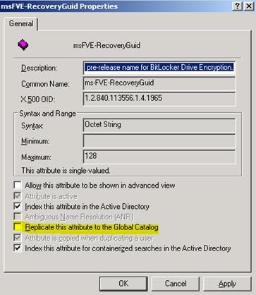 Unable to search for BitLocker Recovery Password via BitLocker Recovery ...