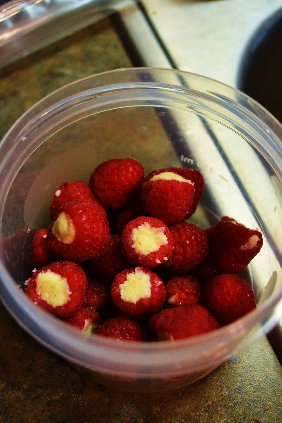 Simple Savory & Satisfying: White Chocolate Filled Raspberries