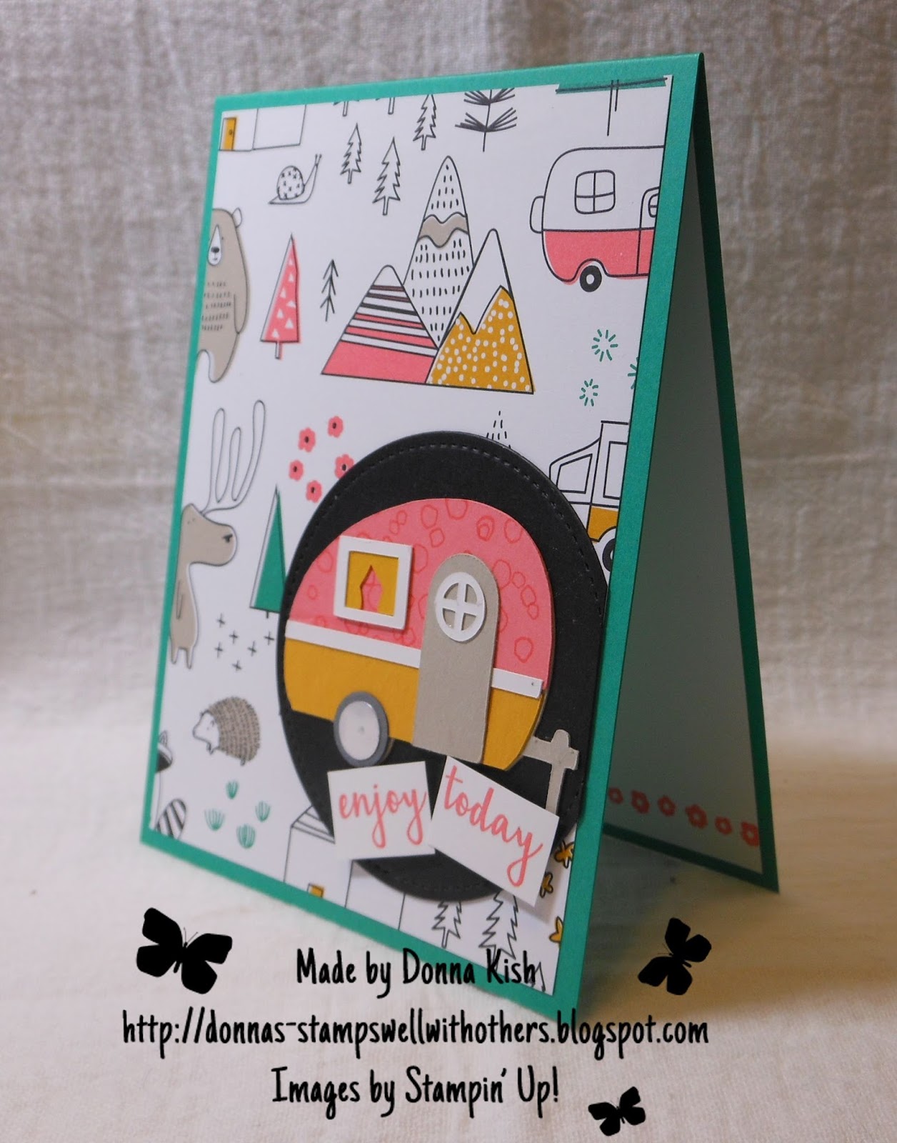 Stamps Well With Others: Camper Card