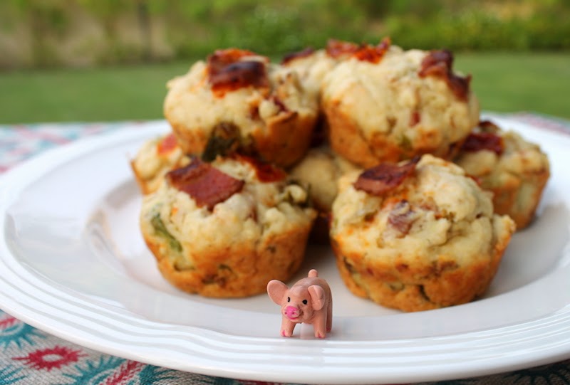 Food Lust People Love: BLT (Bacon Lettuce Tomato) Muffins #MuffinMonday