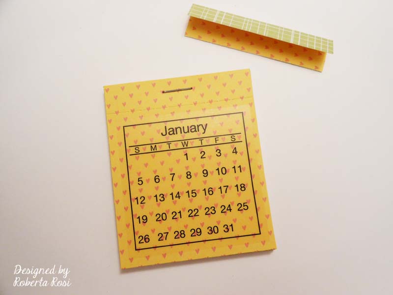 SRM Stickers: Mini Desk Calendar by Roberta