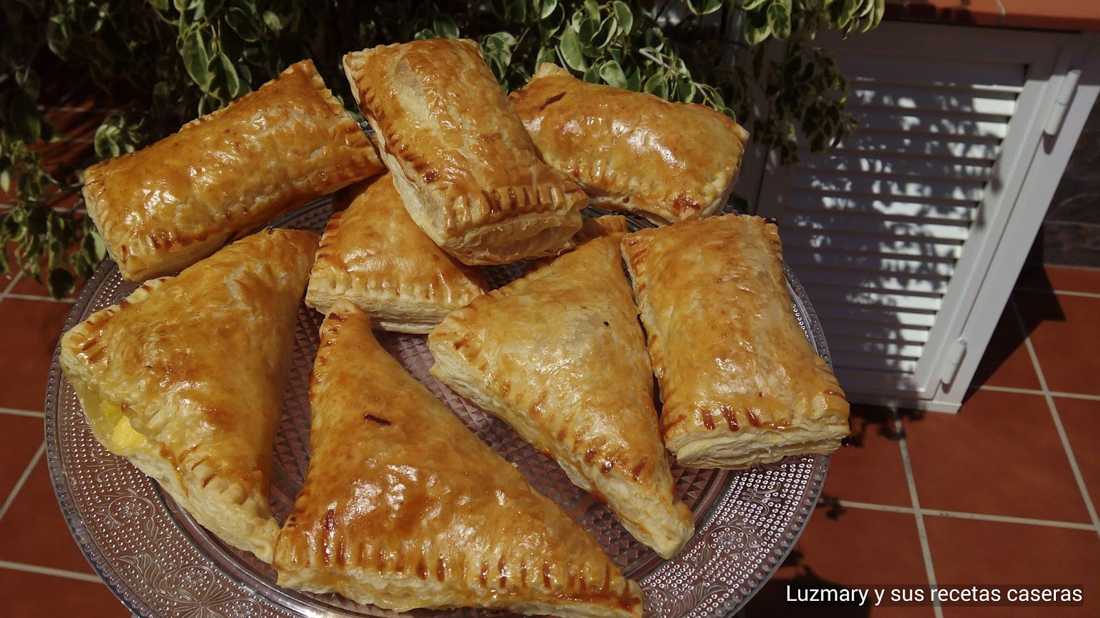 Luzmary Y Sus Recetas Caseras Hojaldre Relleno De JamÓn Queso Y PiÑa