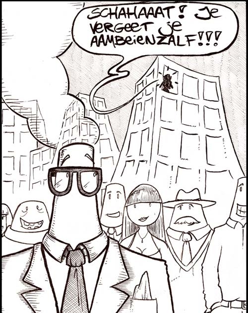 CARTOONS EN ILLUSTRATIES: Cartoon: vertrek