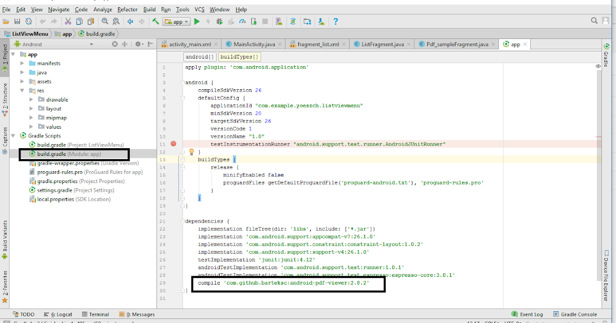 Tutorial Membuat Aplikasi Android PDF Reader Dengan Android Studio - Ehagames