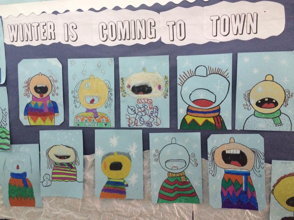 OUR ENGLISH CLASS: Catching snowflakes