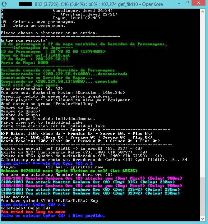 Tutoriais Openkore: Iniciando o Openkore pela primeira vez