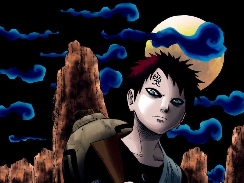 Photo of the dark wallpaper Gaara - Free Naruto Shippuden Wallpapers