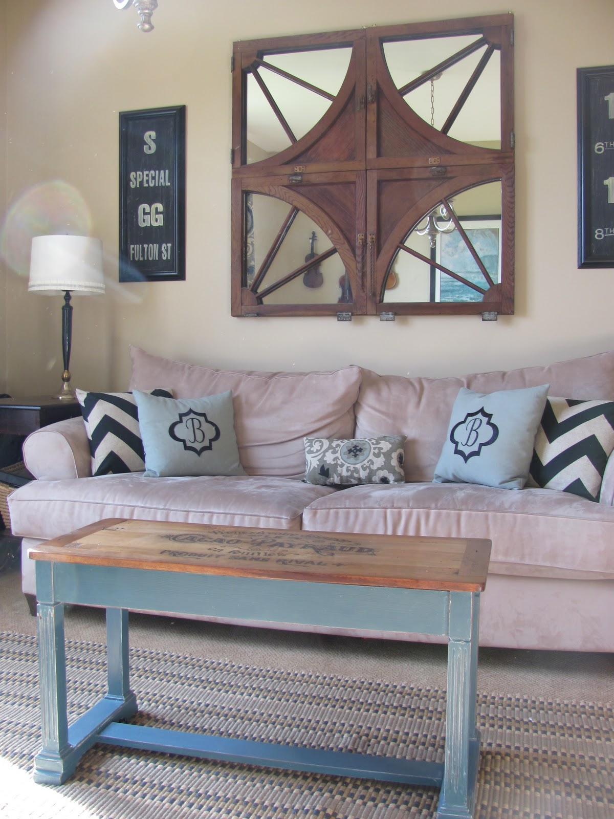 Header: Piano Bench turned Coffee Table