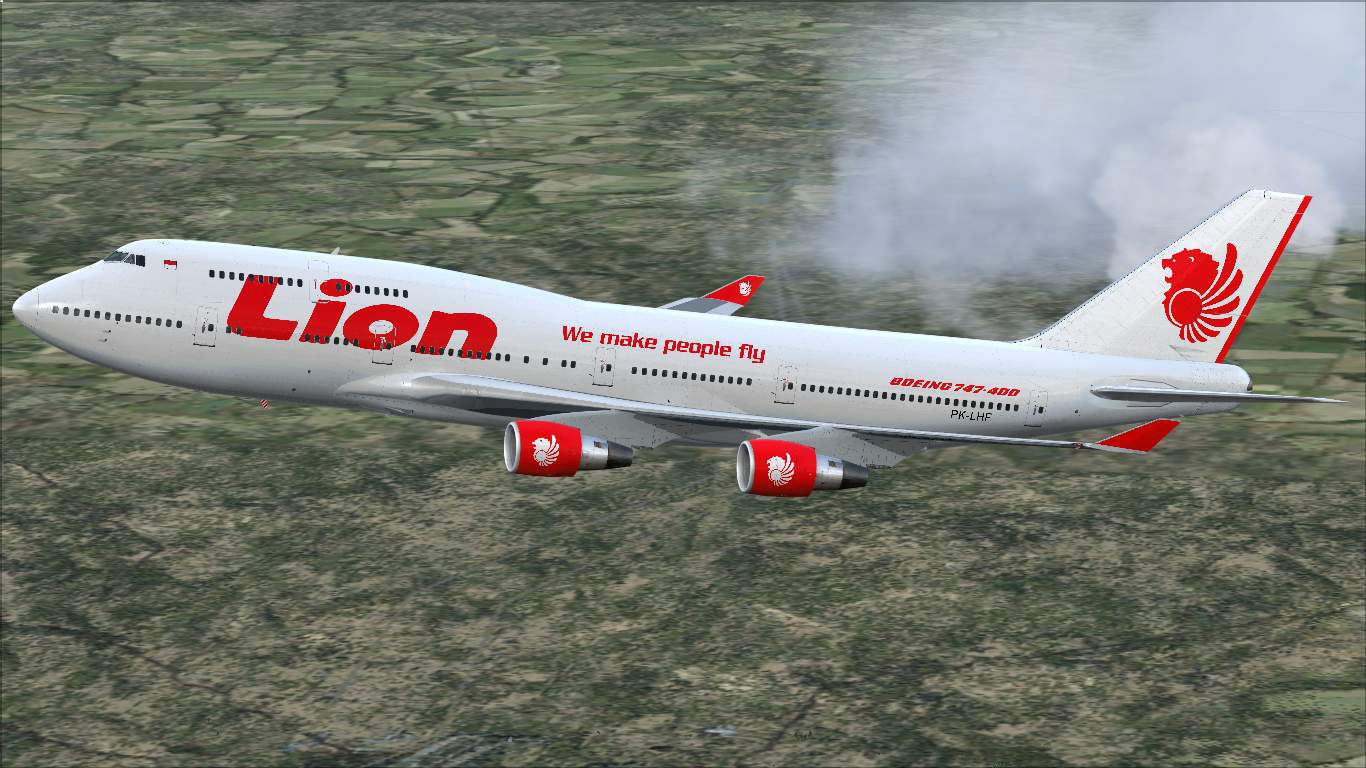 Texturas Brasileiras: Lion Air PK-LHF Boeing 747-400