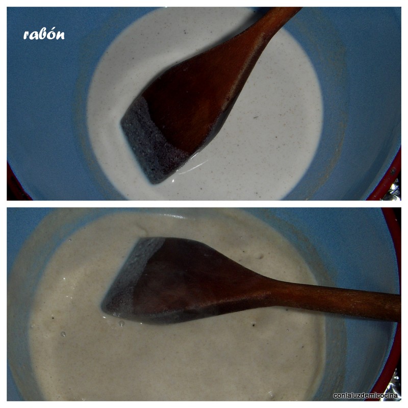 con la luz de mi cocina: RABÓN