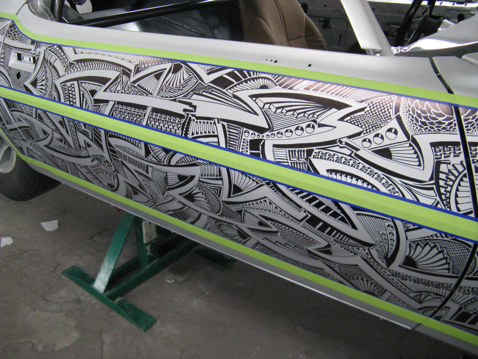 Pinstripe Chris: The Sharpie Pro Street Camaro Part 2
