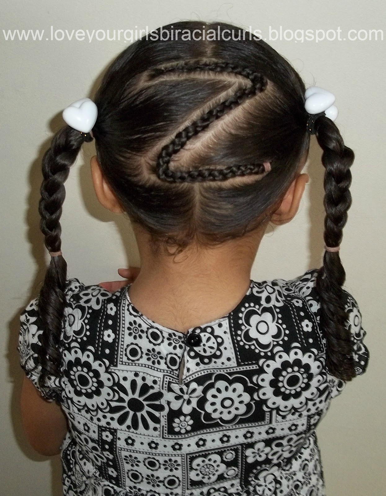 Love Your Girls Biracial Curls: "Z" is for Zebra Hair-Style