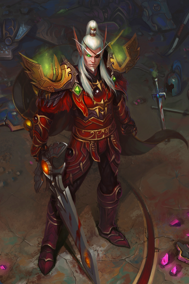 Lor'themar Theron by Gong Cheng | WoW Phone Wallpapers