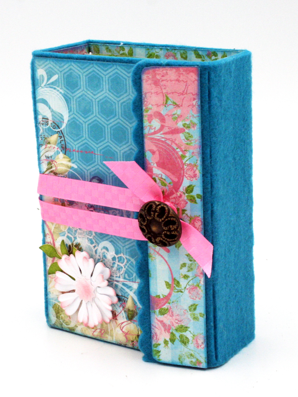 Scrap, Travel, and Bark!: Felt Wrapped Journal by Eileen Hull Designs ...