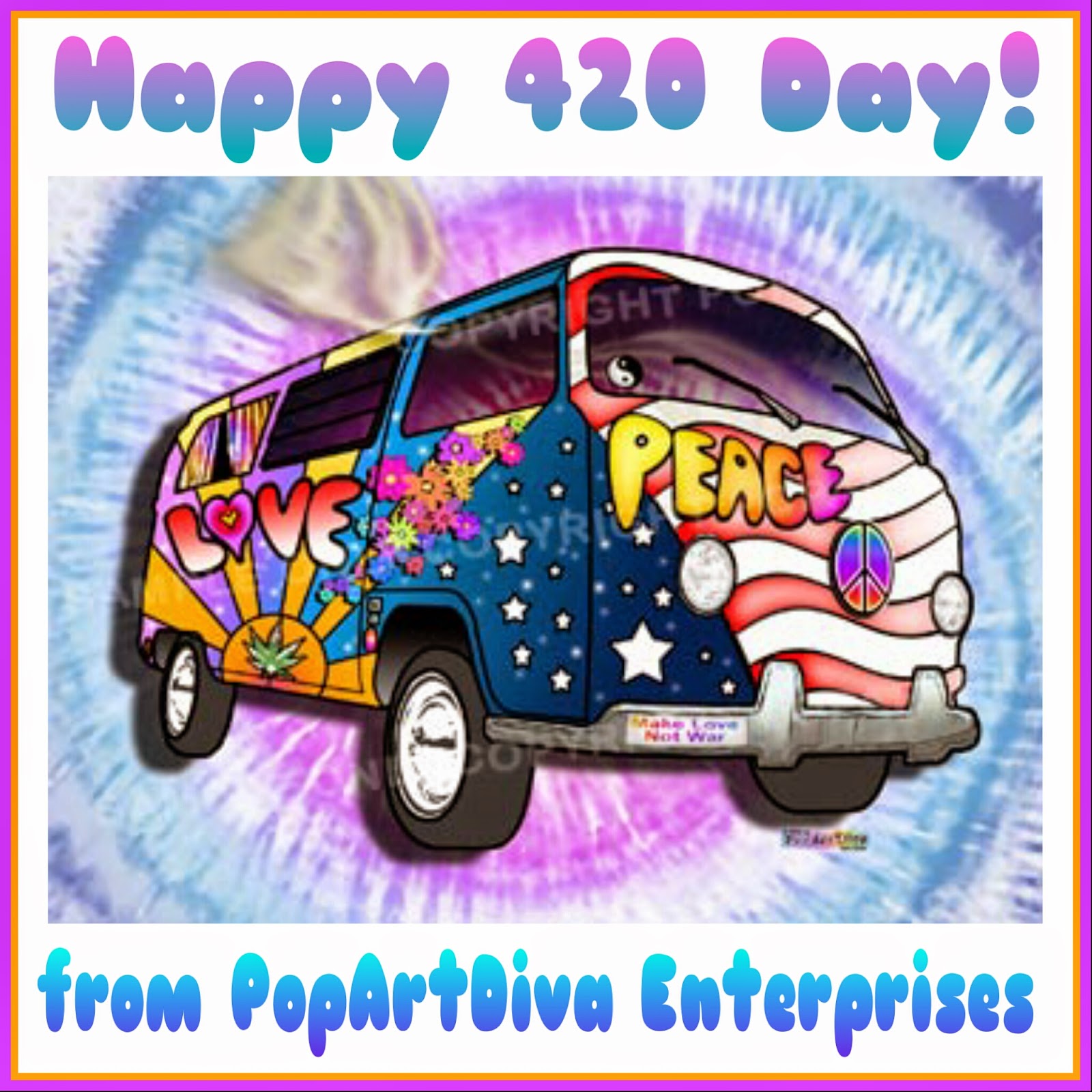 POP ART DIVA LAND: THE ORIGIN OF THE TERM 420 - April 20th is Weed Day!