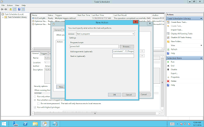 How to Schedule an Exchange PowerShell Script in Task Scheduler