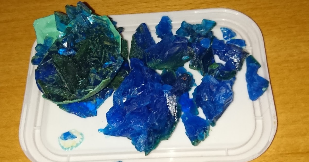 Kreativne Stvaraonice: Kristalizacija - modra galica