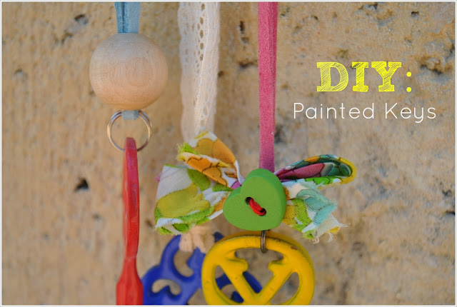 A Little Bit of Quiet: DIY : Painted Keys