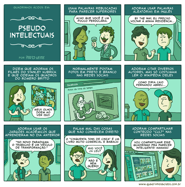 Os quadrinhos ácidos de Pedro Leite - Calianices
