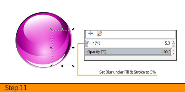 Glassy Shiny Sphere - Inkscape Tutorial | DSIGNOMATIC