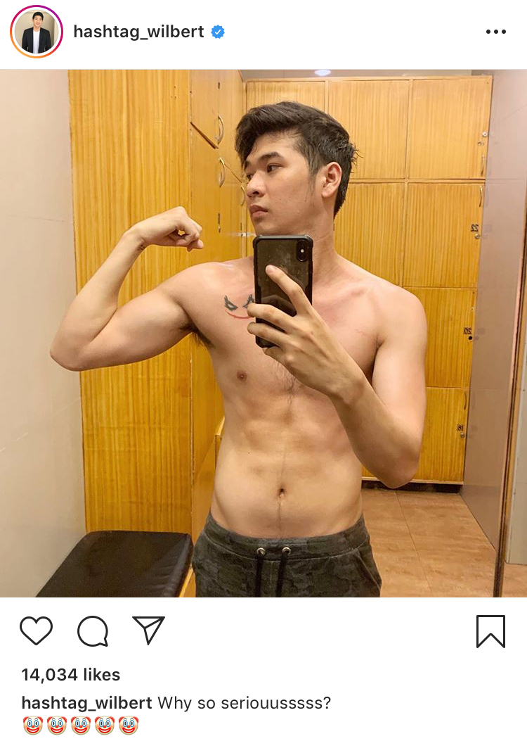 Mirror Selfie PH: Wilbert Ross' First Shirtless Photo Post on IG