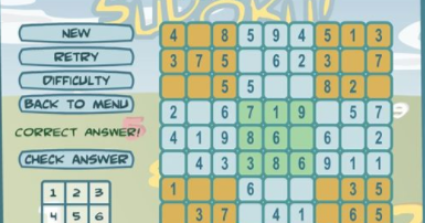 My Facebook Game List: Sudoku Blue
