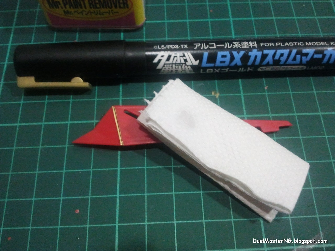 DuelMasterNG Gunpla: Tutorial - Panel Lining with Gold/Silver/Metallic ...