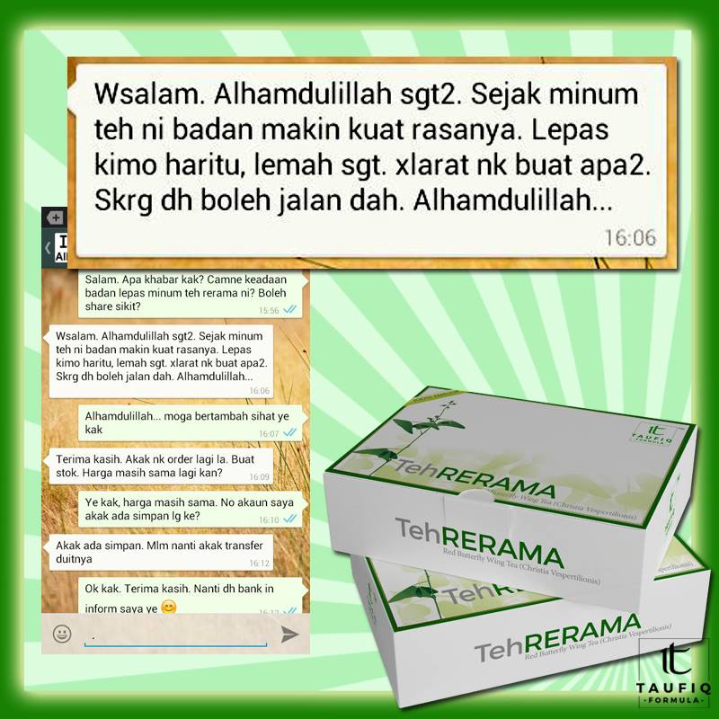 Teh Rerama | STOKIS / AGEN / PENGEDAR / BORONG DAN PEMBEKAL SEMENANJUNG ...